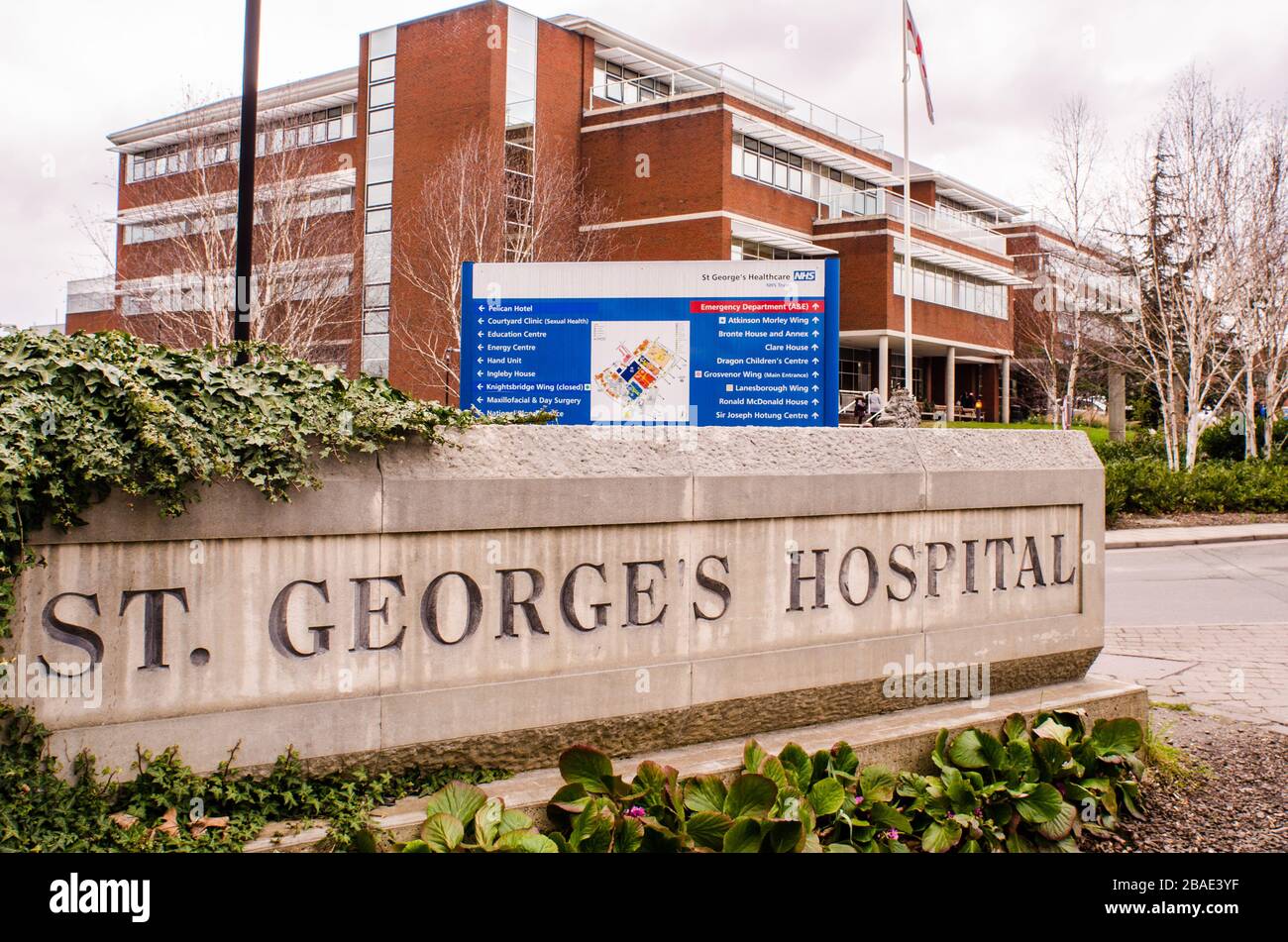 St. george's hospital, tooting hi-res stock photography and images - Alamy