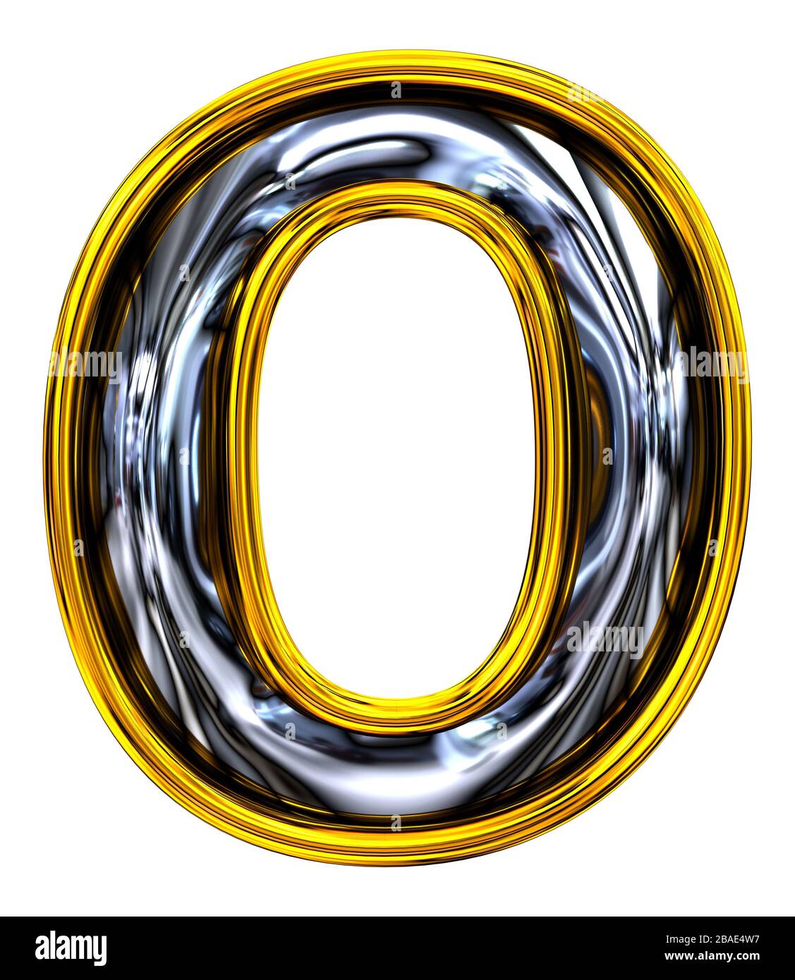 Gold Letter O