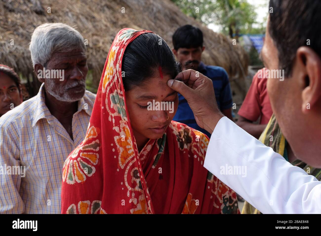 Ash Wednesday Forehead Child High Resolution Stock Photography and ...