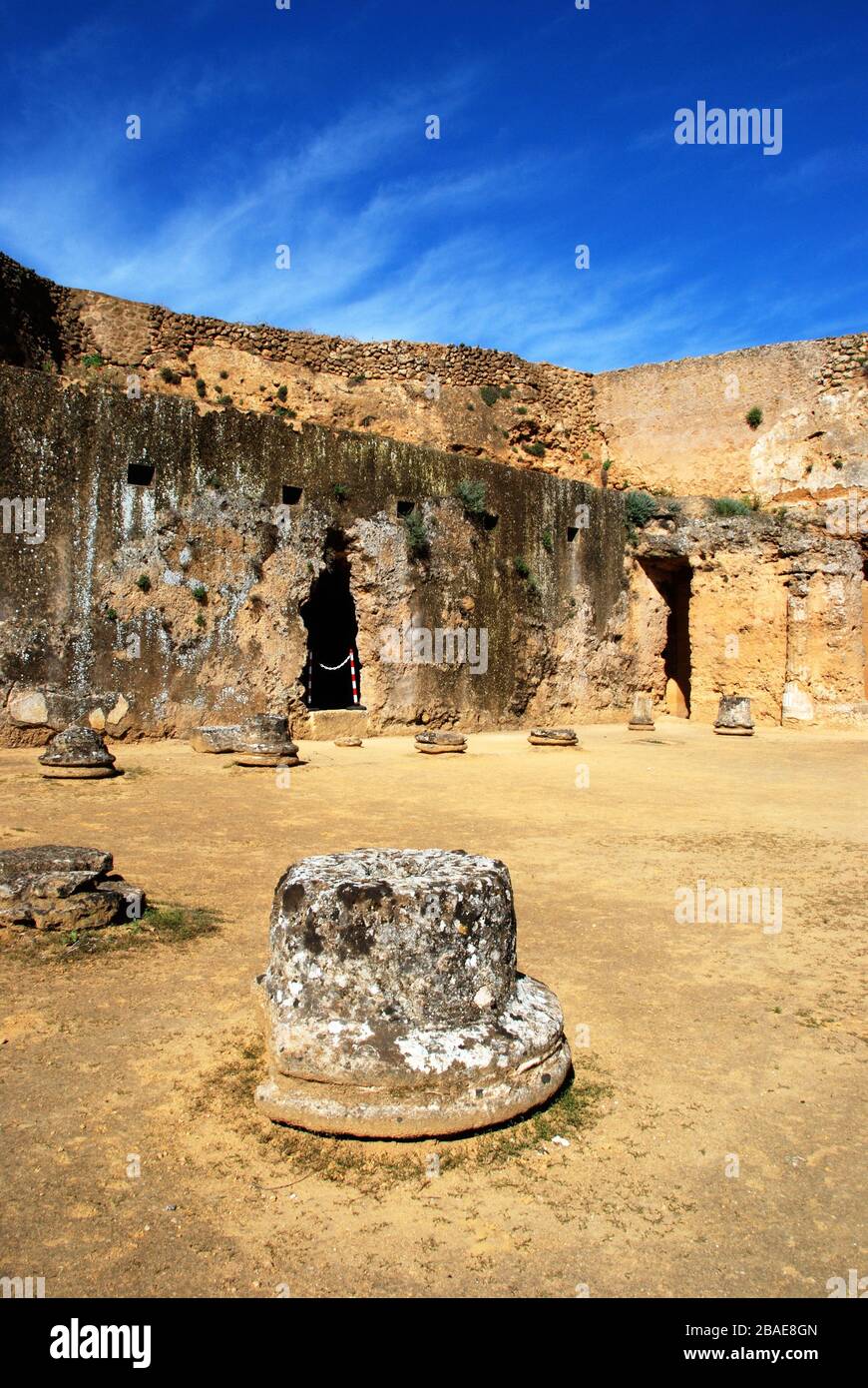 Ancient Roman tomb of Servilia archaeological complex, Carmona, Seville ...