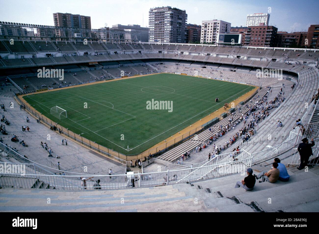 A general view of the Bernabeu Stadium before the European Cup Final ...