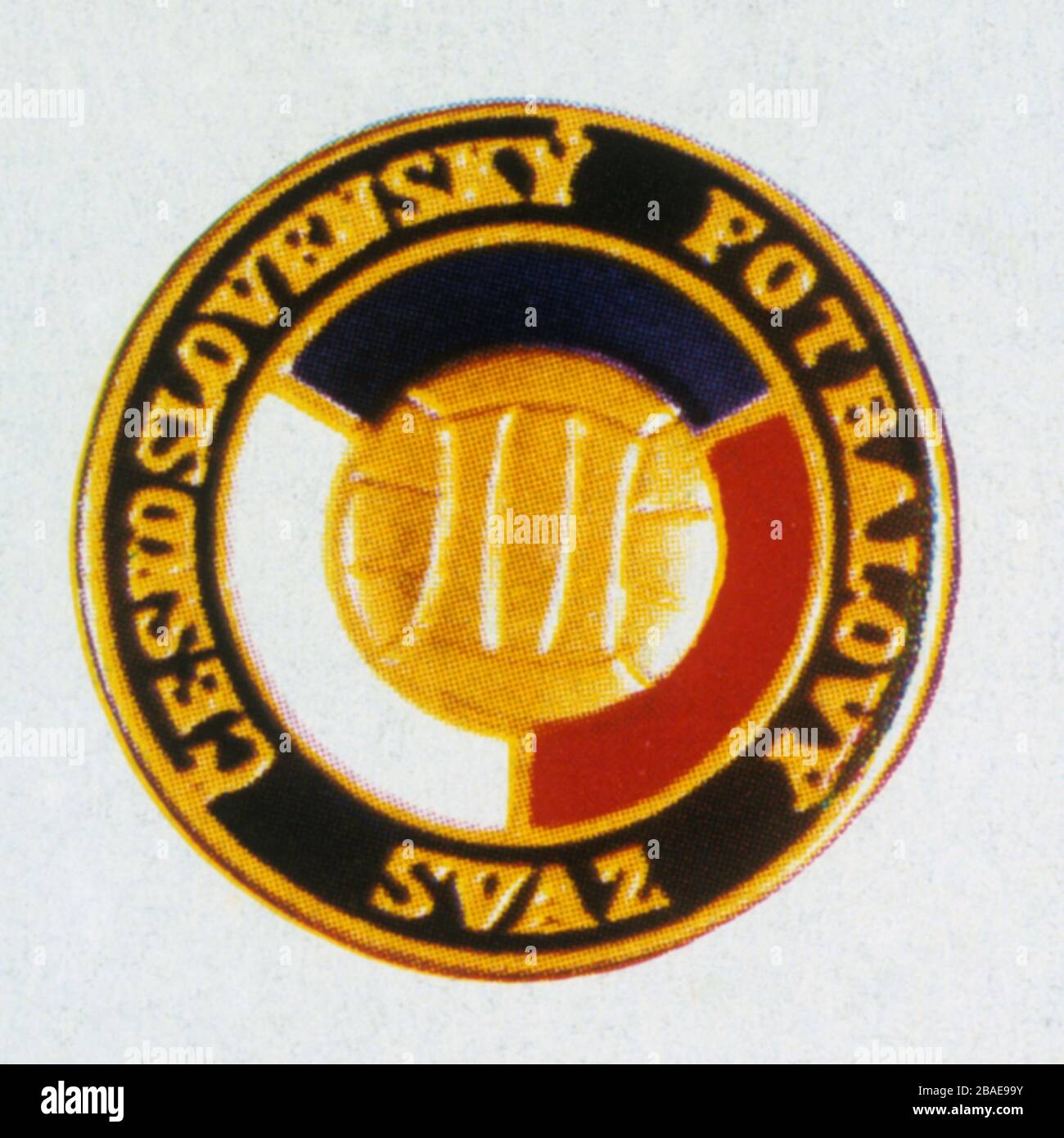 Logo for the Czechoslovakia Football Association Stock Photo - Alamy