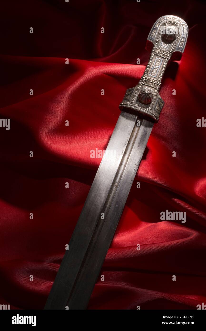 Beautiful example of caucasian dagger with blade in form of Rome sword ...