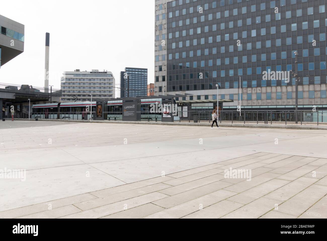 Aarhus, Denmark - 24 march 2020: Aarhus Letbane at a station. Aarhus ...