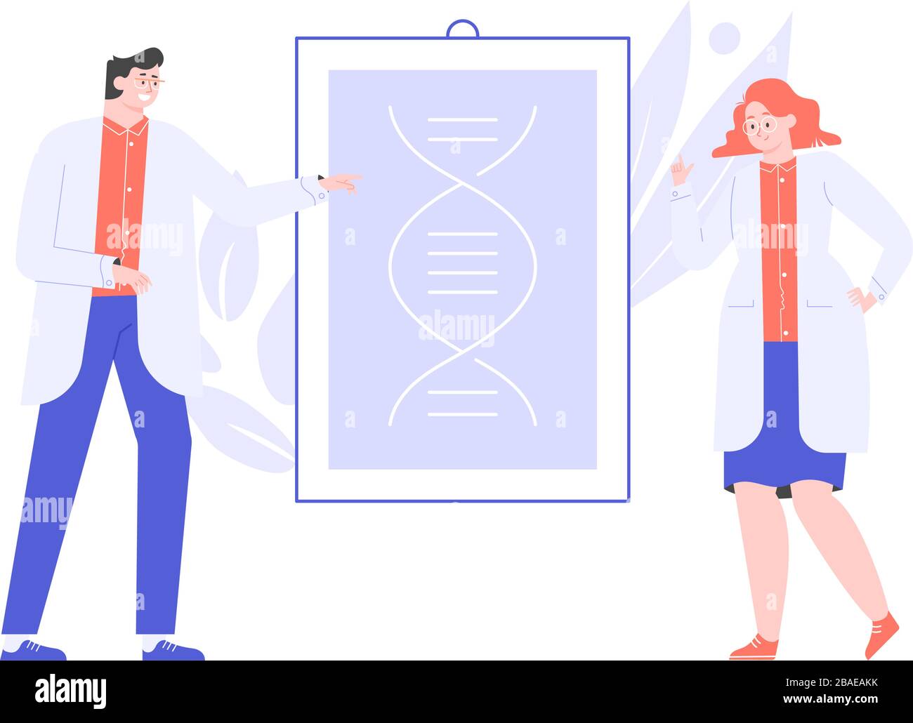 Genetic engineering scientists in Stock Vector Images - Alamy