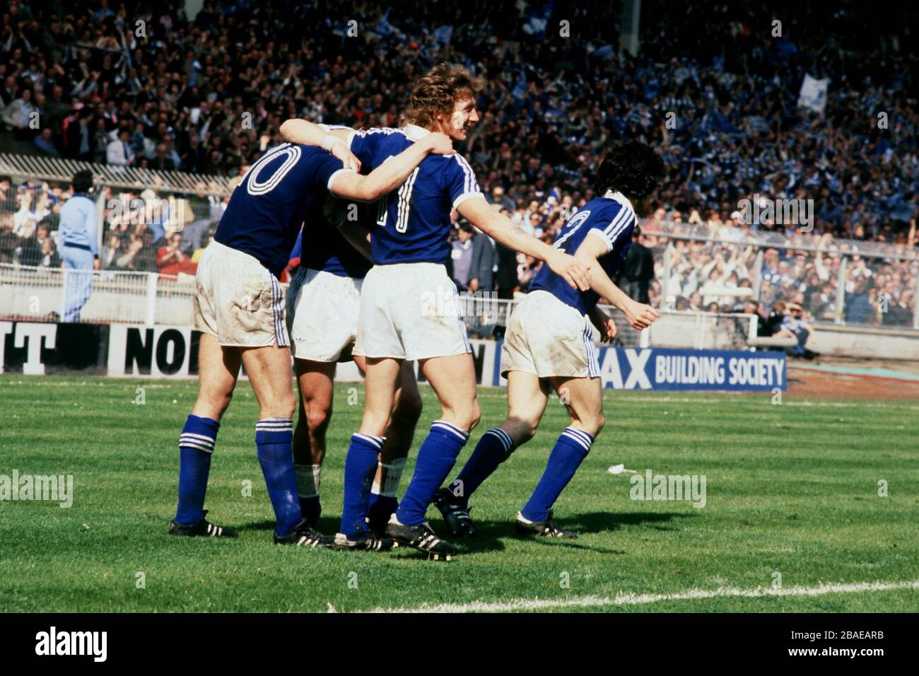 Ipswich Town celebrate Roger Osborne's winning goal Stock Photo - Alamy