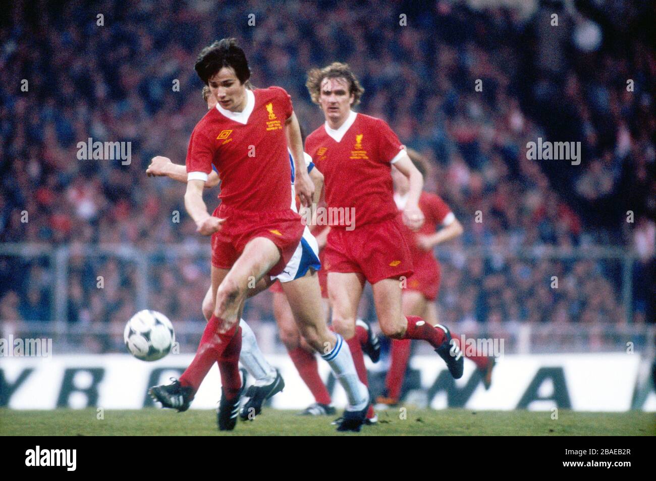 Liverpool's Alan Hansen in action Stock Photo - Alamy