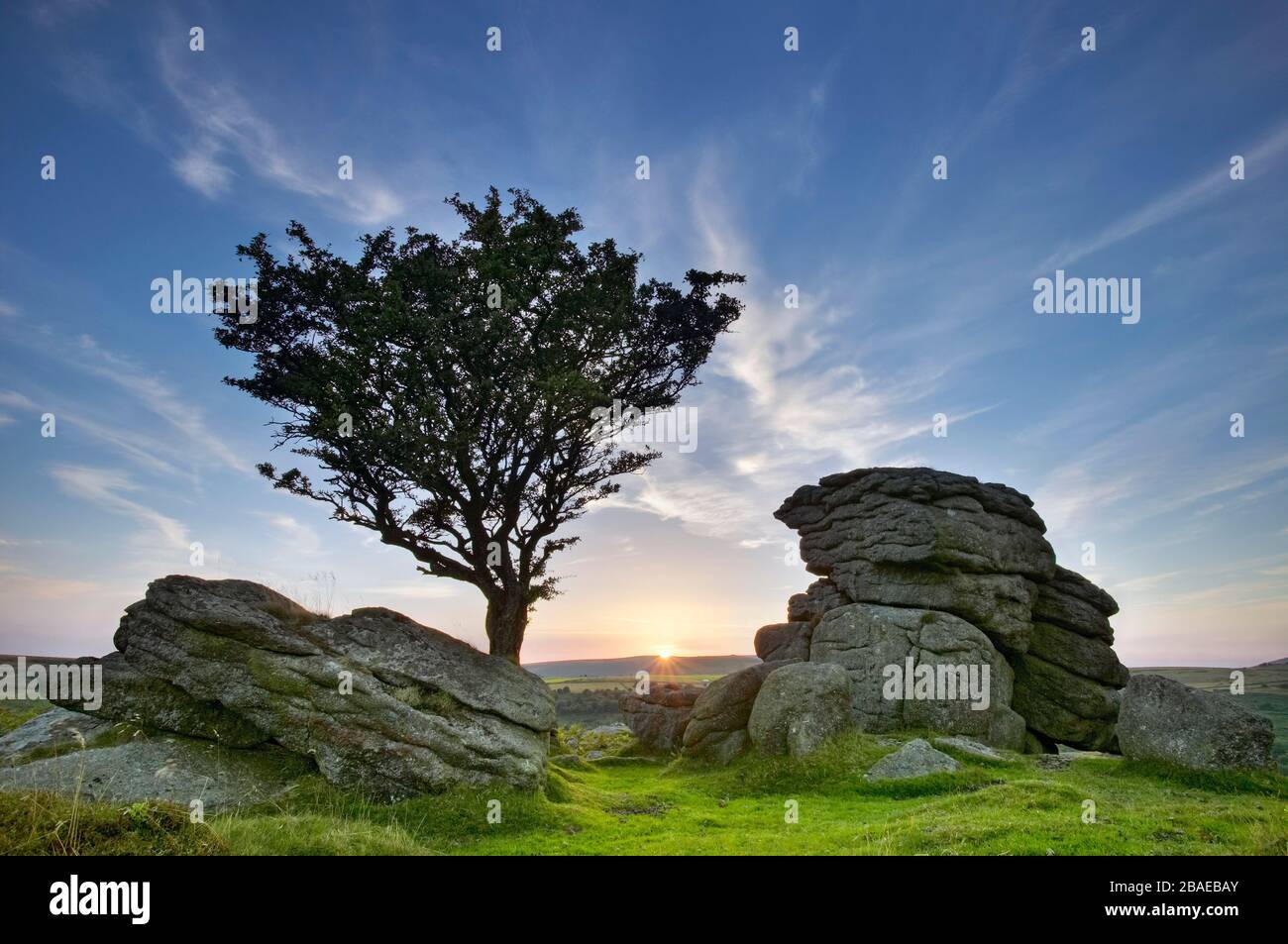 Saddle Tor, Dartmoor National Park, Devon, England Stock Photo - Alamy