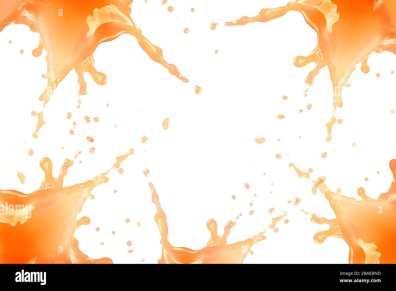 Juice splash concept. Color Stock Photo - Alamy