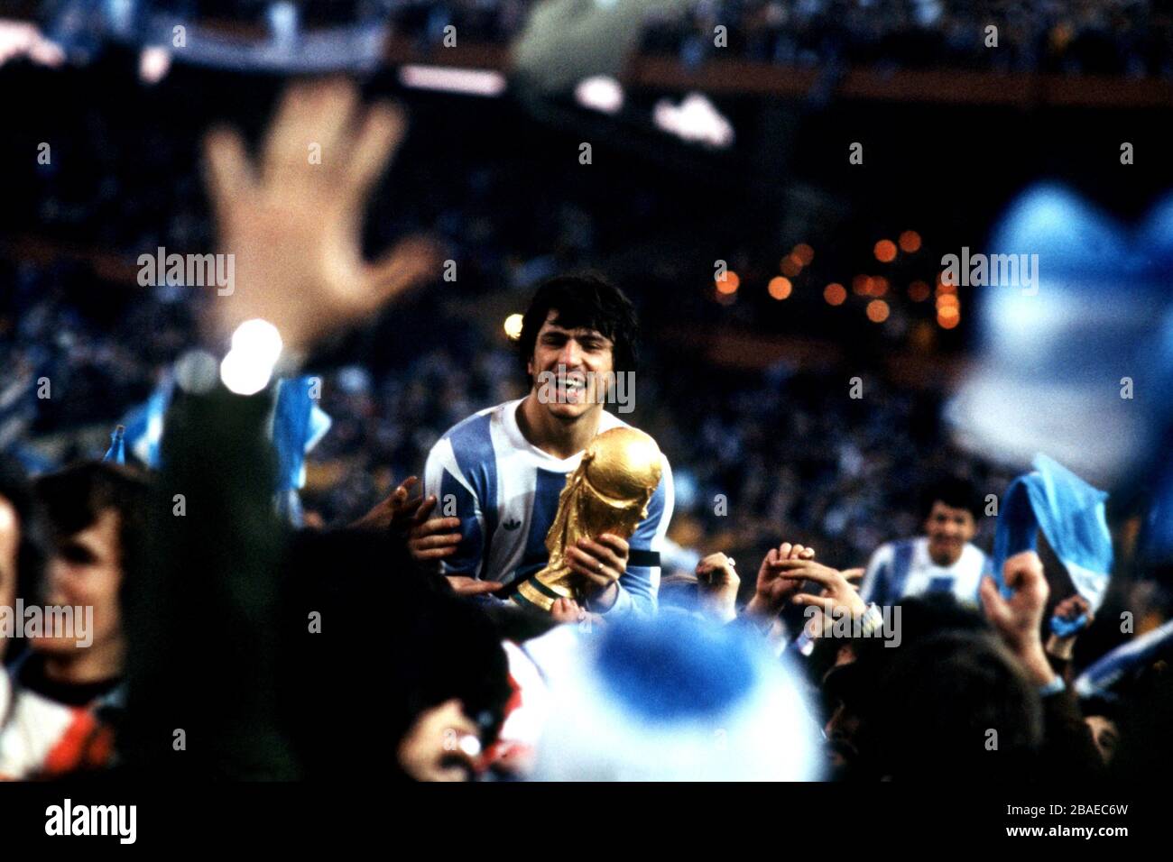 Argentina captain daniel passarella hi-res stock photography and images ...