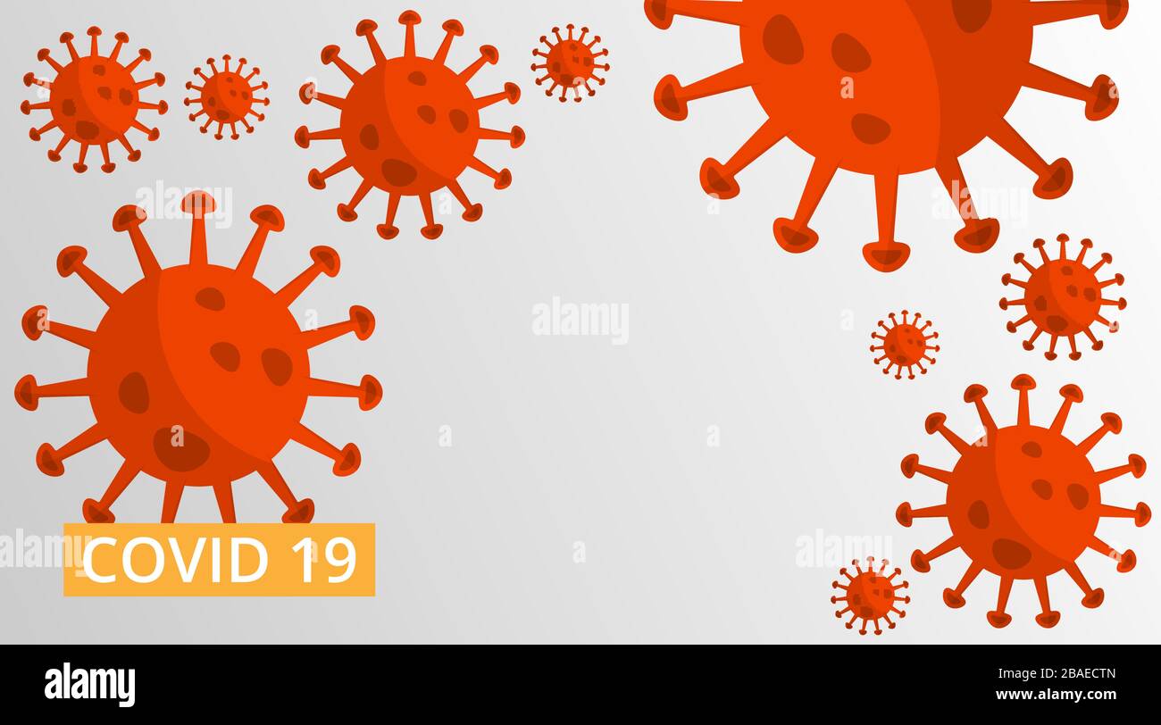 Virus microbe microbiology background. Computer virus, allergy bacteria ...
