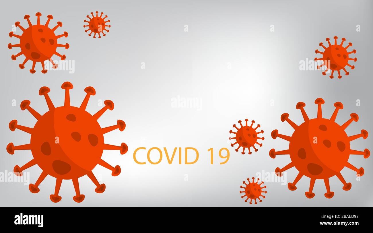 Virus microbe microbiology background. Computer virus, allergy bacteria ...