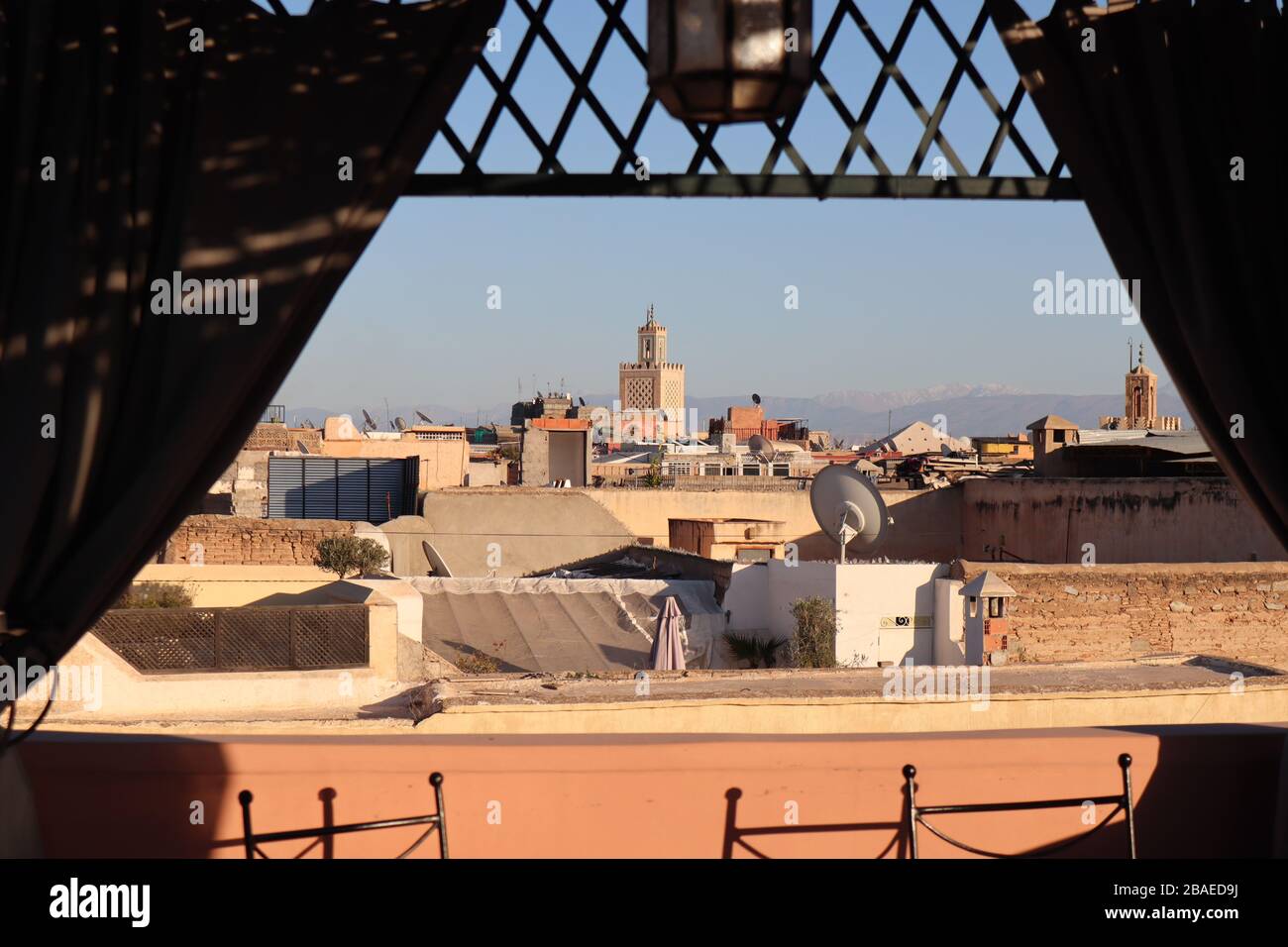 Riad rooftop hi-res stock photography and images - Alamy