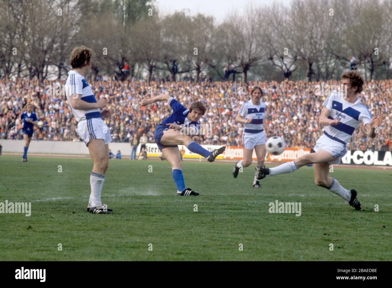 Klaus Fischer in action for Schalke 04 Stock Photo - Alamy