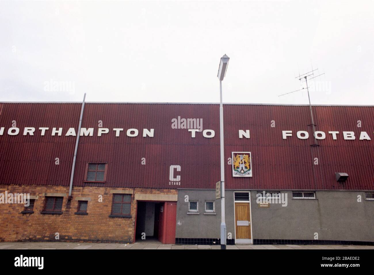 The County Ground, home of Northampton Town Football Club Stock Photo ...