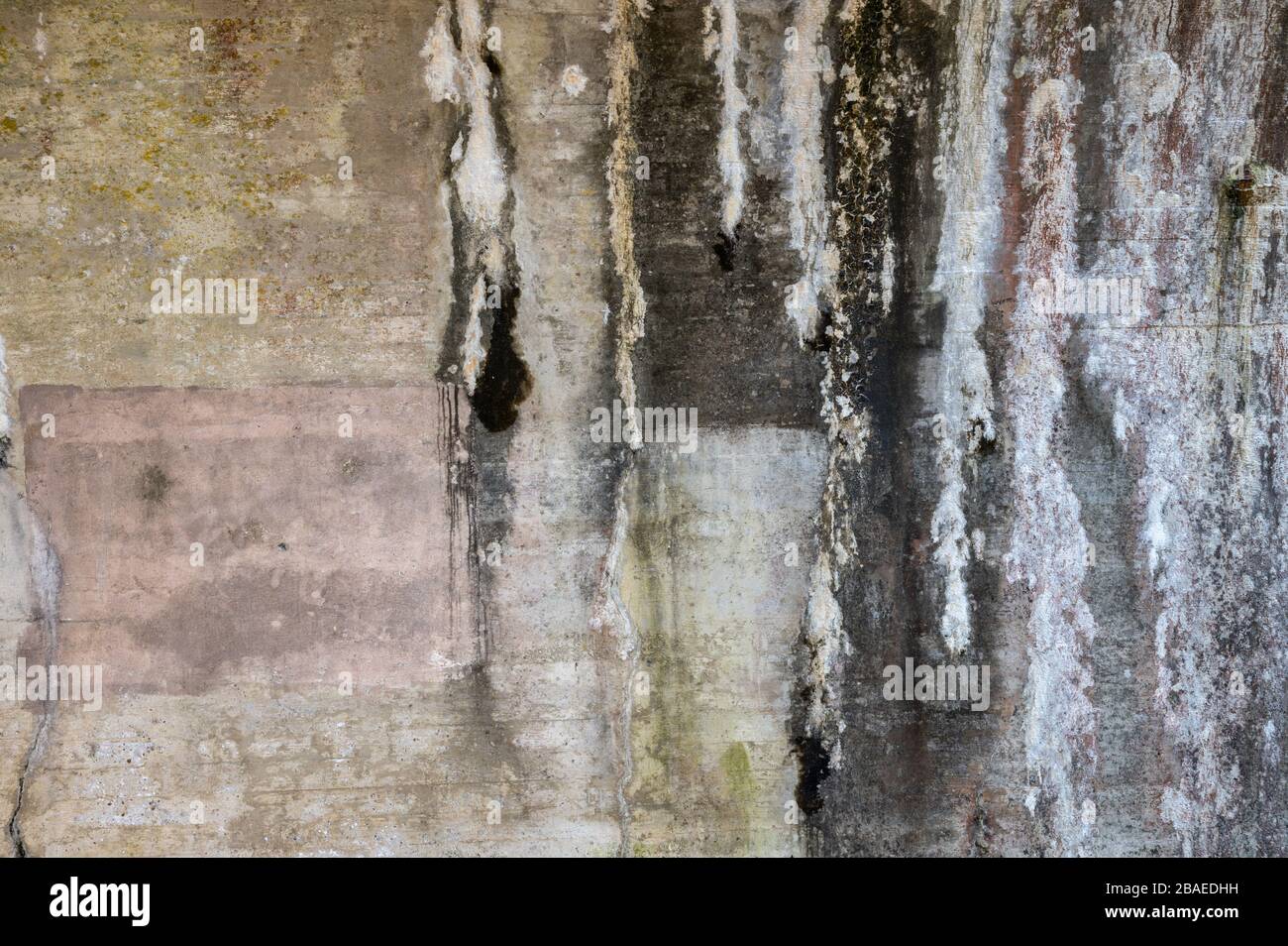 Abstract image of a grimy concrete wall in a railway underpass Stock ...