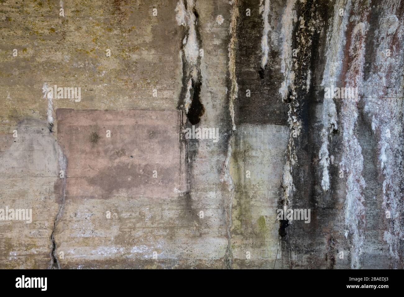 Abstract image of a grimy concrete wall in a railway underpass Stock ...