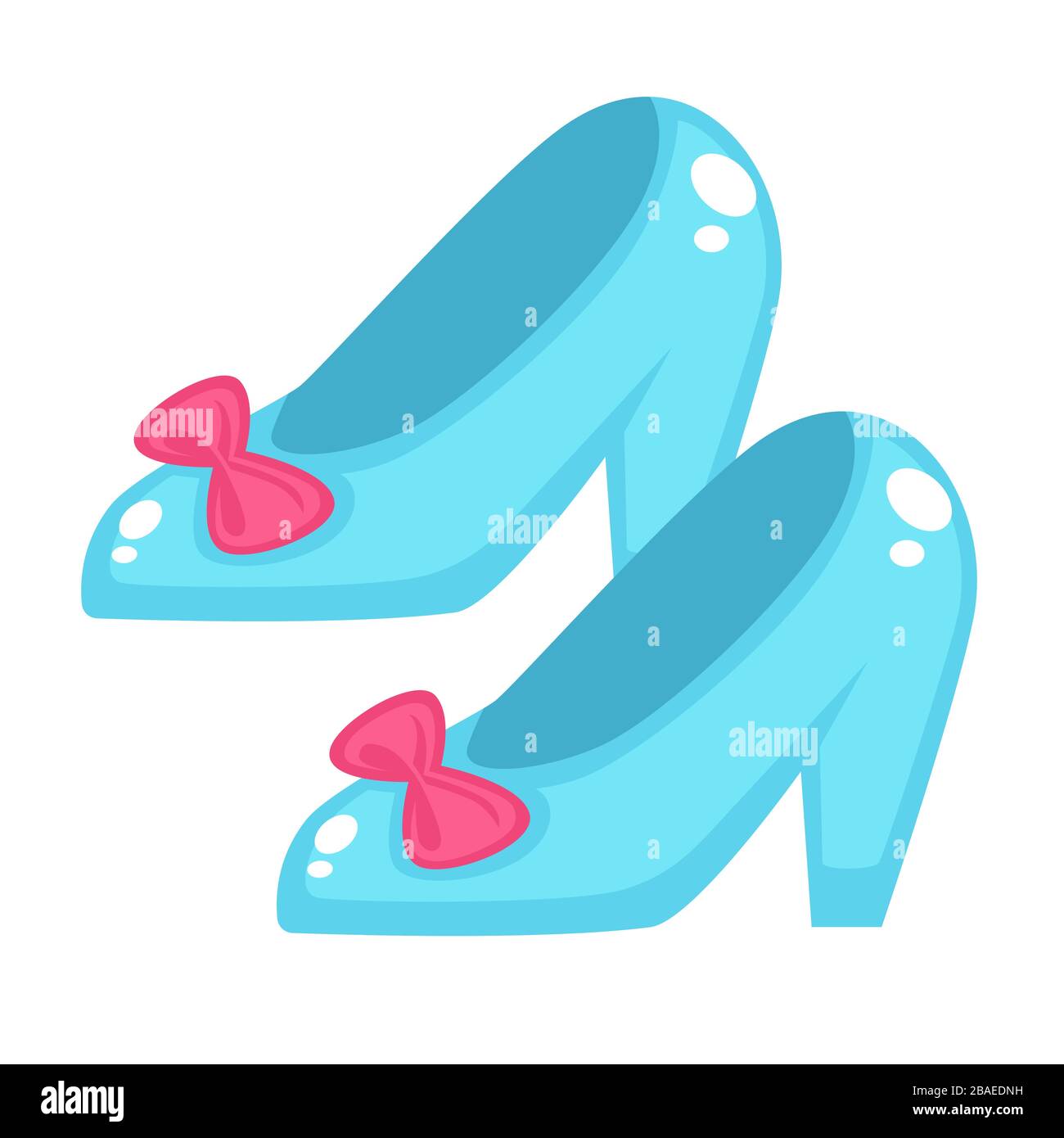 Red magic shoes Stock Vector Images - Alamy