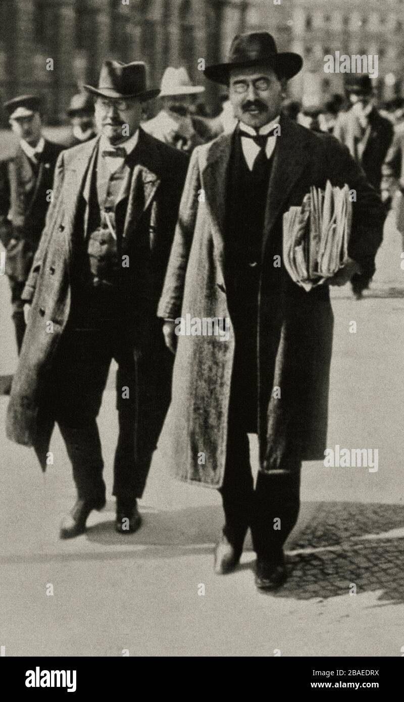 Karl Liebknecht (1871 – 1919) was a German socialist, originally in the ...