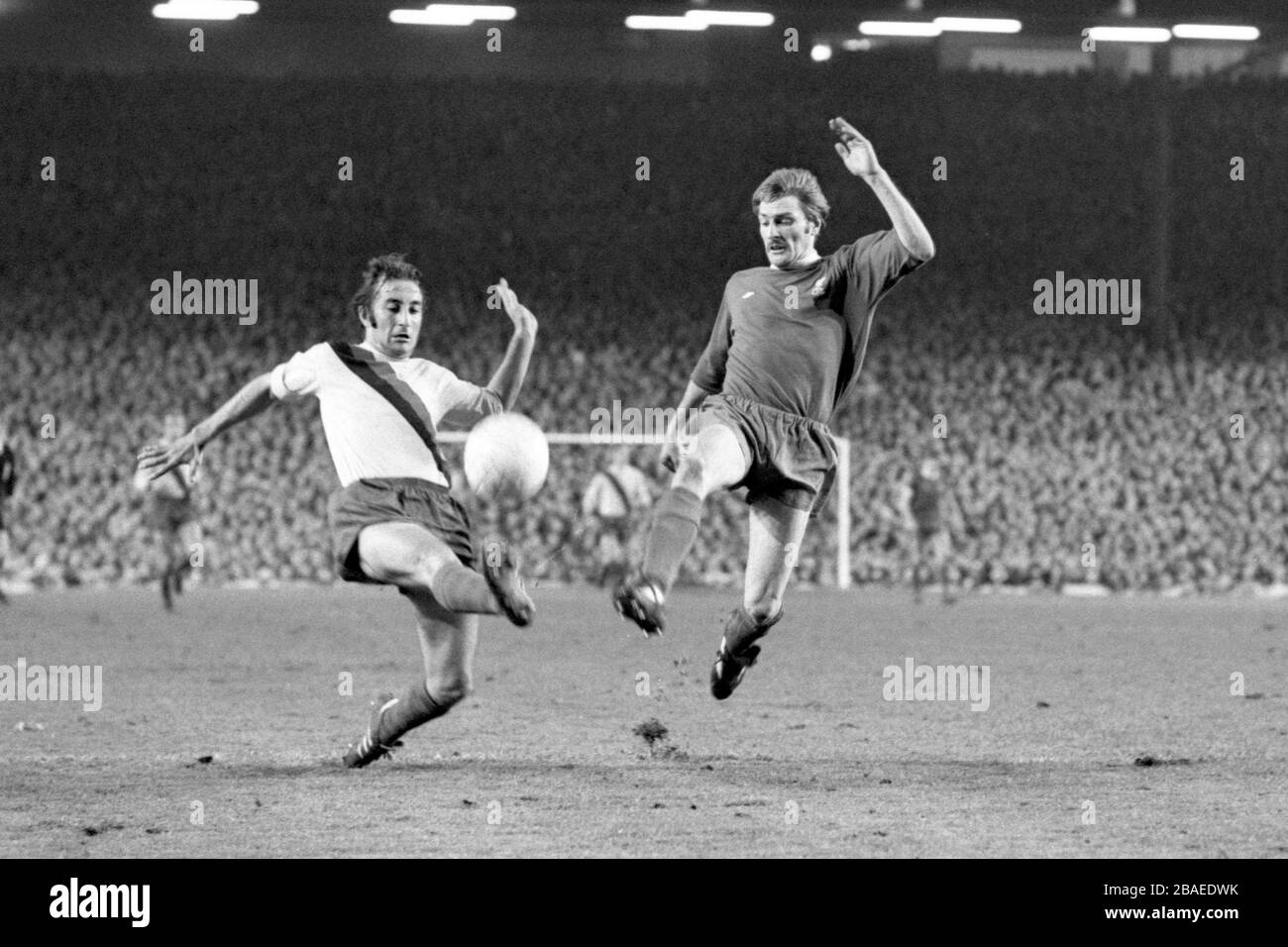 Steve Heighway in action for Liverpool (r Stock Photo - Alamy