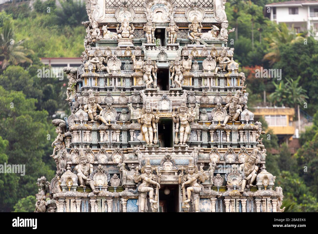 Hindu temple in Kandy, Sri Lanka Stock Photo - Alamy