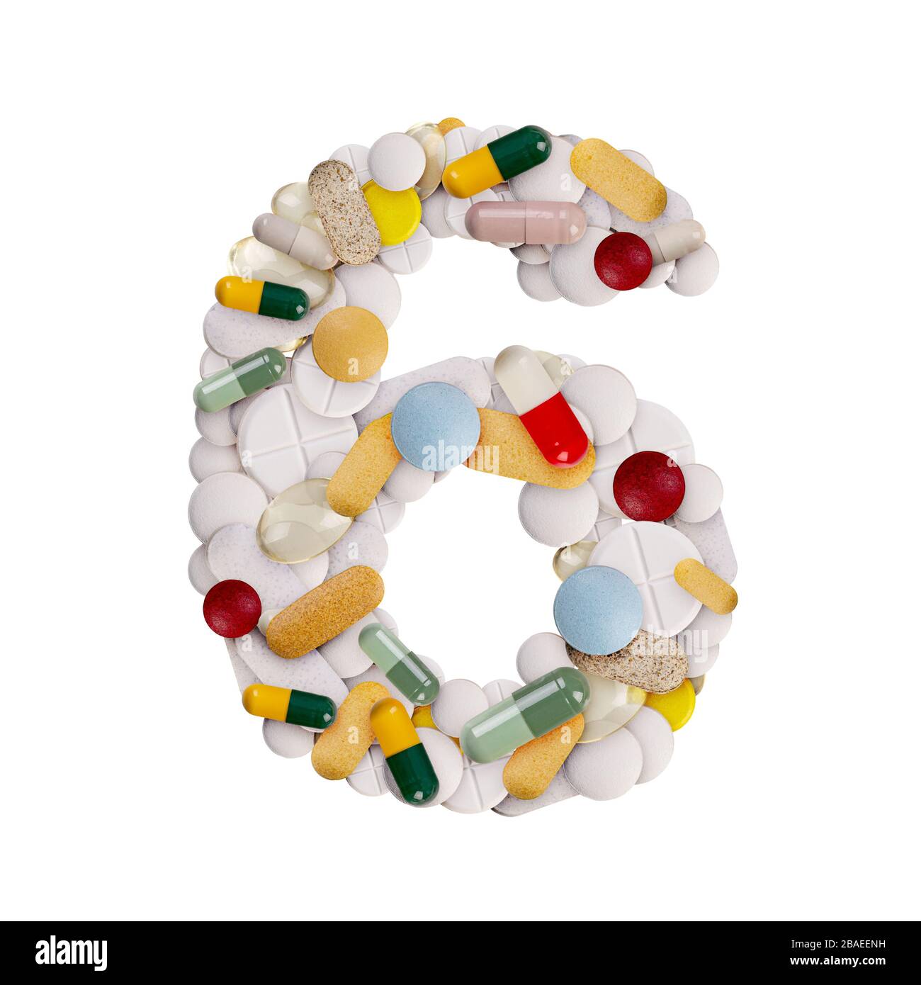 Number 6 Cut Out Stock Images & Pictures - Alamy