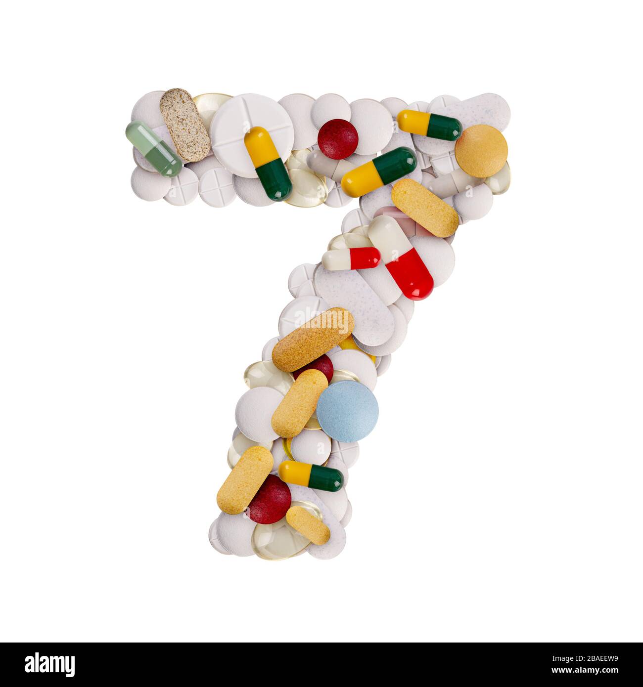 Number 7 Cut Out Stock Images & Pictures - Alamy