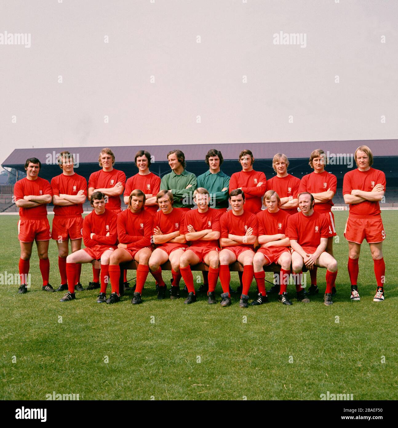 Middlesbrough team group Stock Photo - Alamy