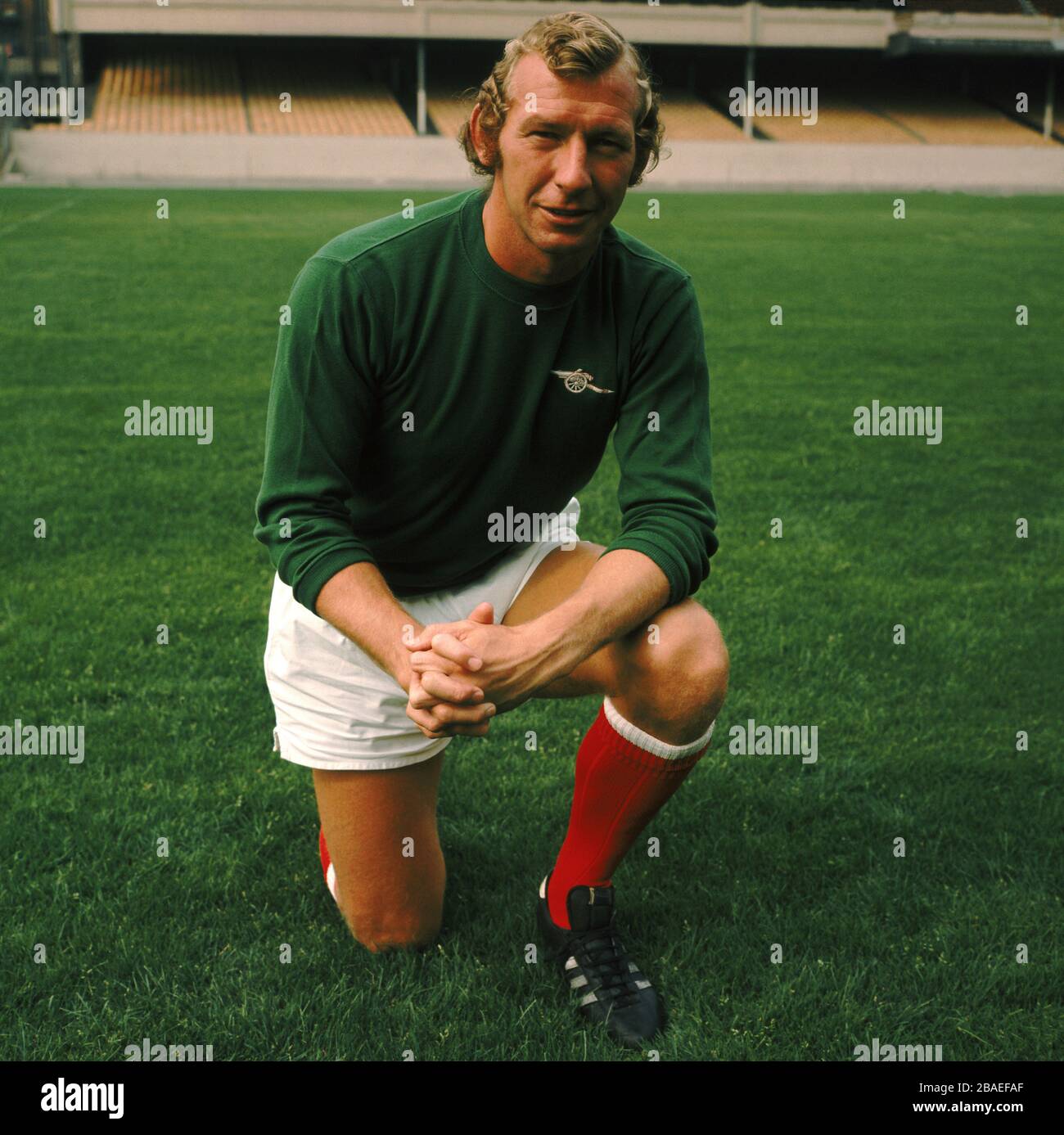 Bob Wilson, Arsenal goalkeeper Stock Photo - Alamy