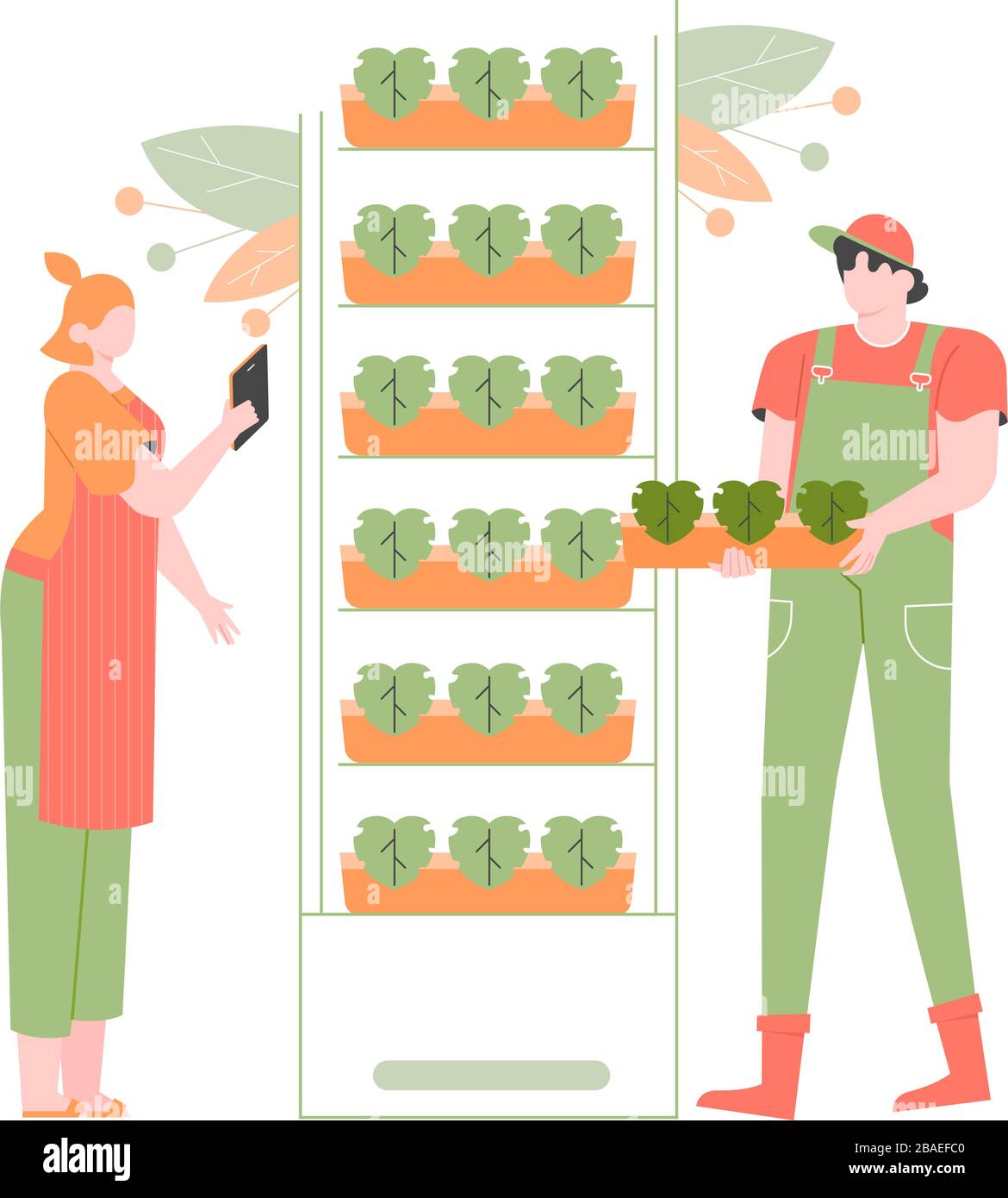 Vertical indoor farming Stock Vector Image & Art - Alamy