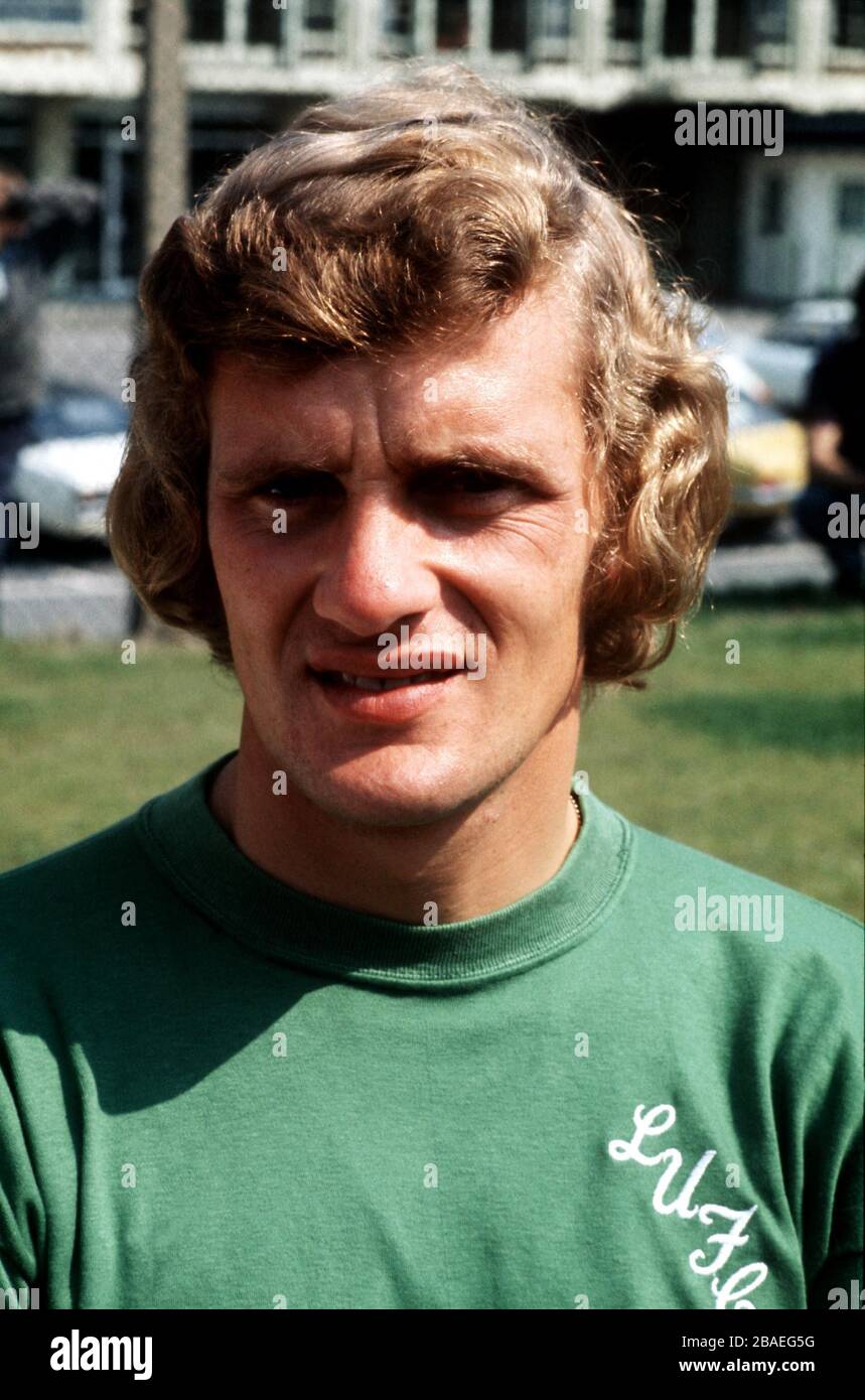 Gary Sprake, Leeds United goalkeeper Stock Photo - Alamy