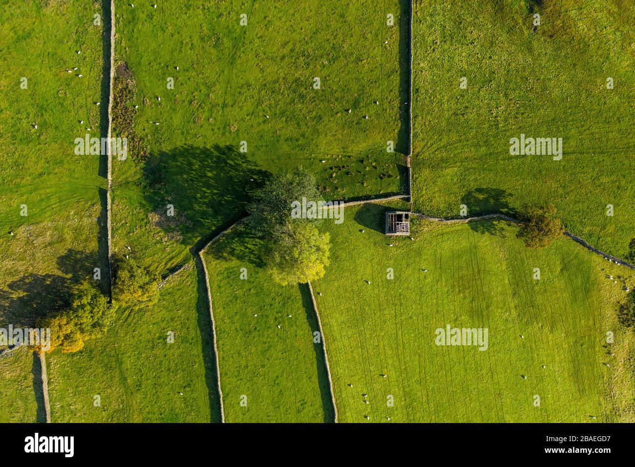 Old farming landscape, aerial hi-res stock photography and images - Alamy
