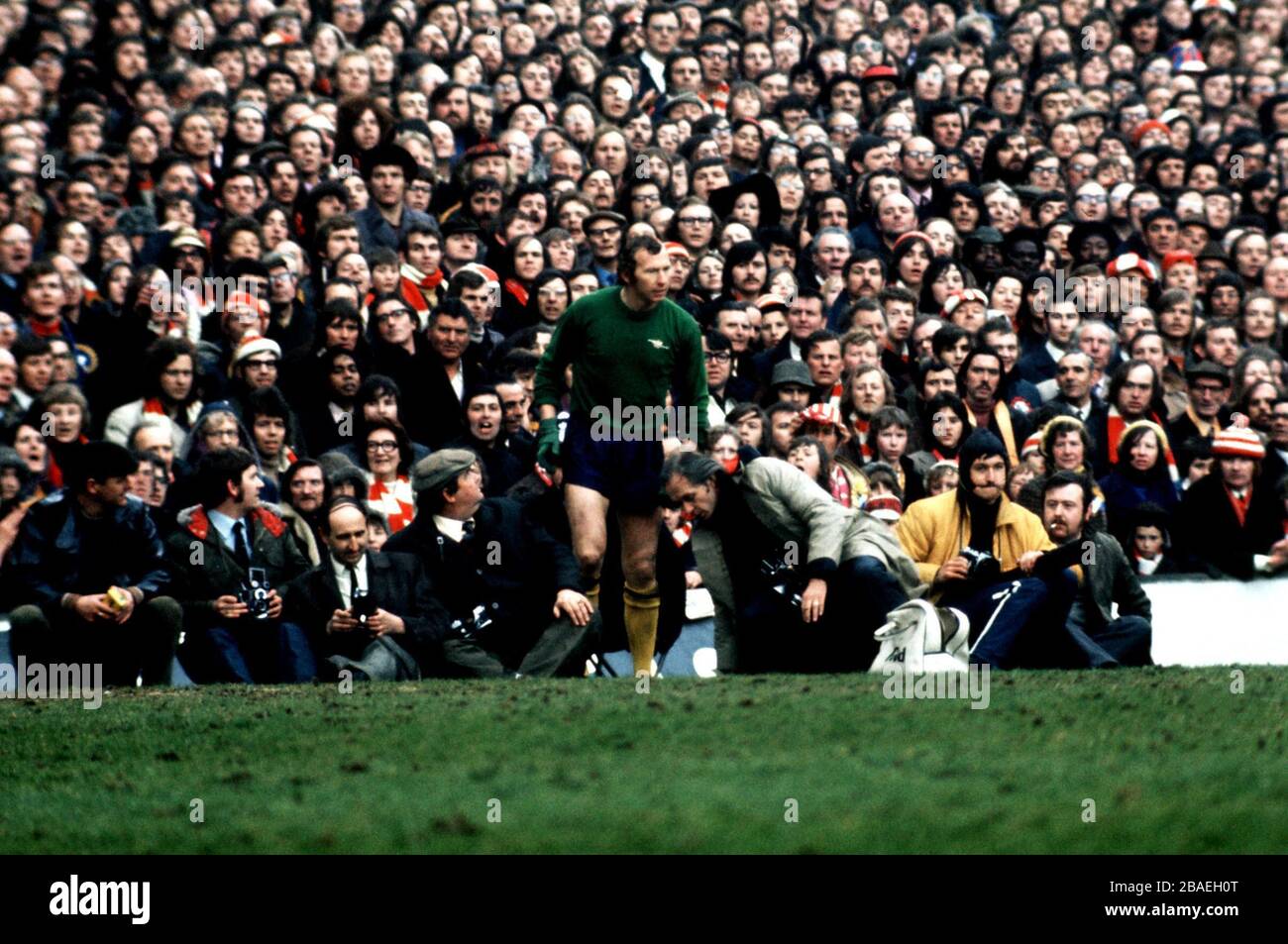 Bob Wilson, Arsenal goalkeeper Stock Photo - Alamy