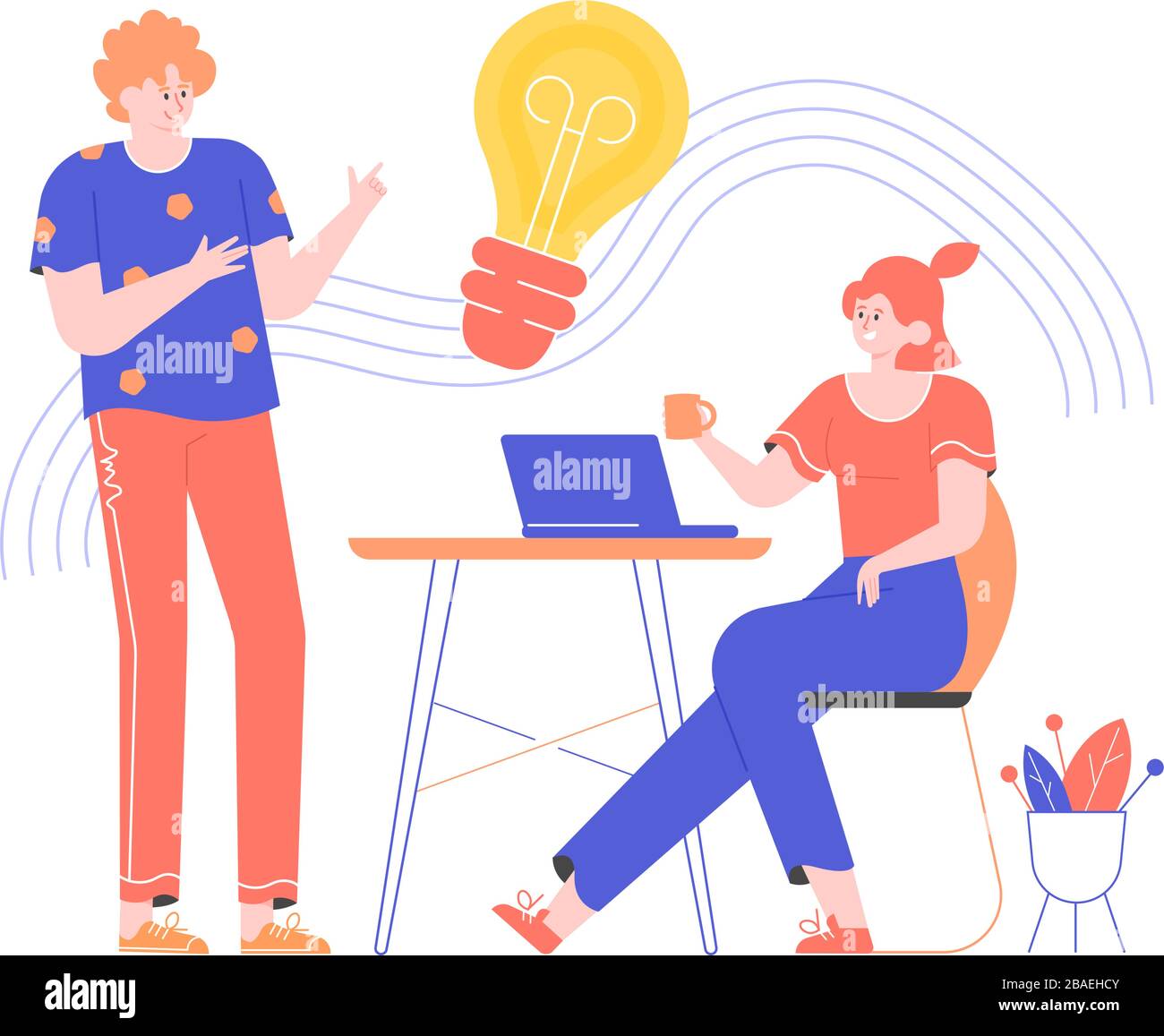 Planning success full length Stock Vector Images - Alamy