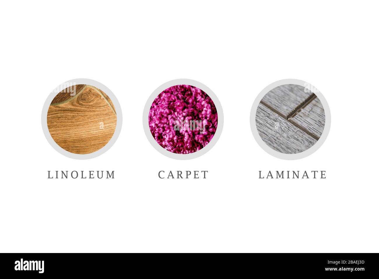 Carpet. Samples of carpet for laying on the floor in the room Stock ...