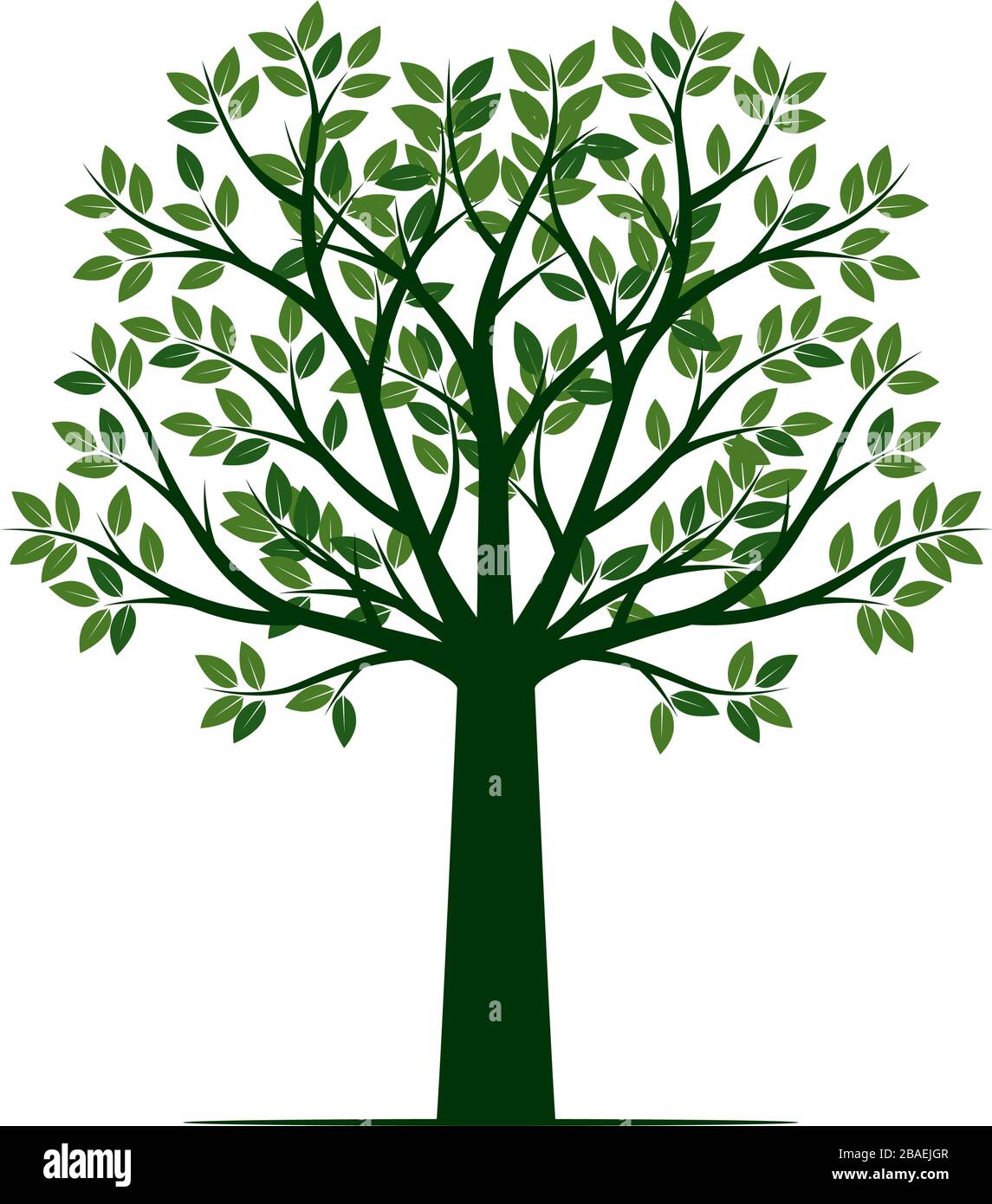 Green Tree Leaves Clip Art