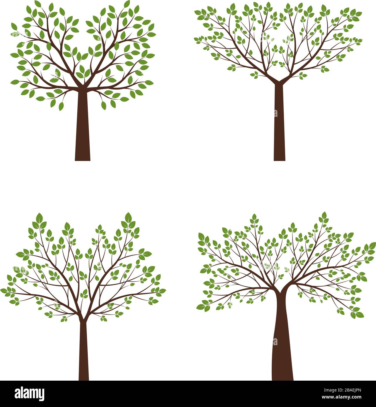 Linear tree Stock Vector Images - Alamy