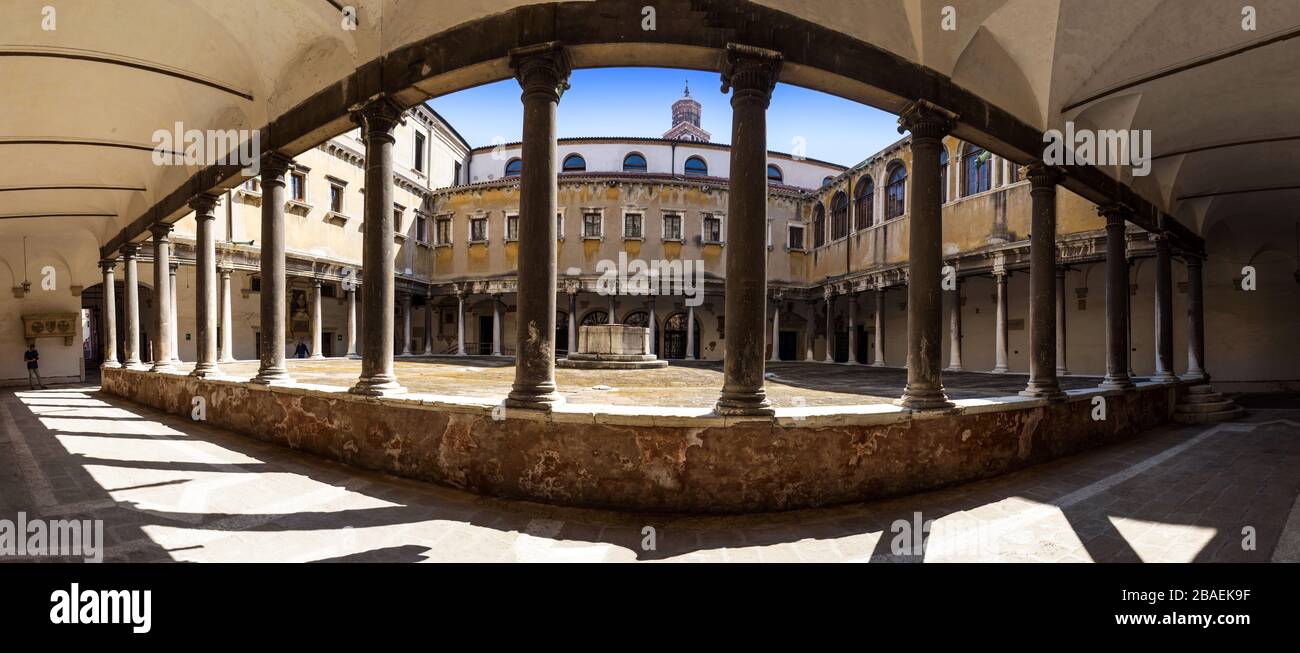 The Convent of Saint Stefano in Venice, Italy. Today it houses the ...