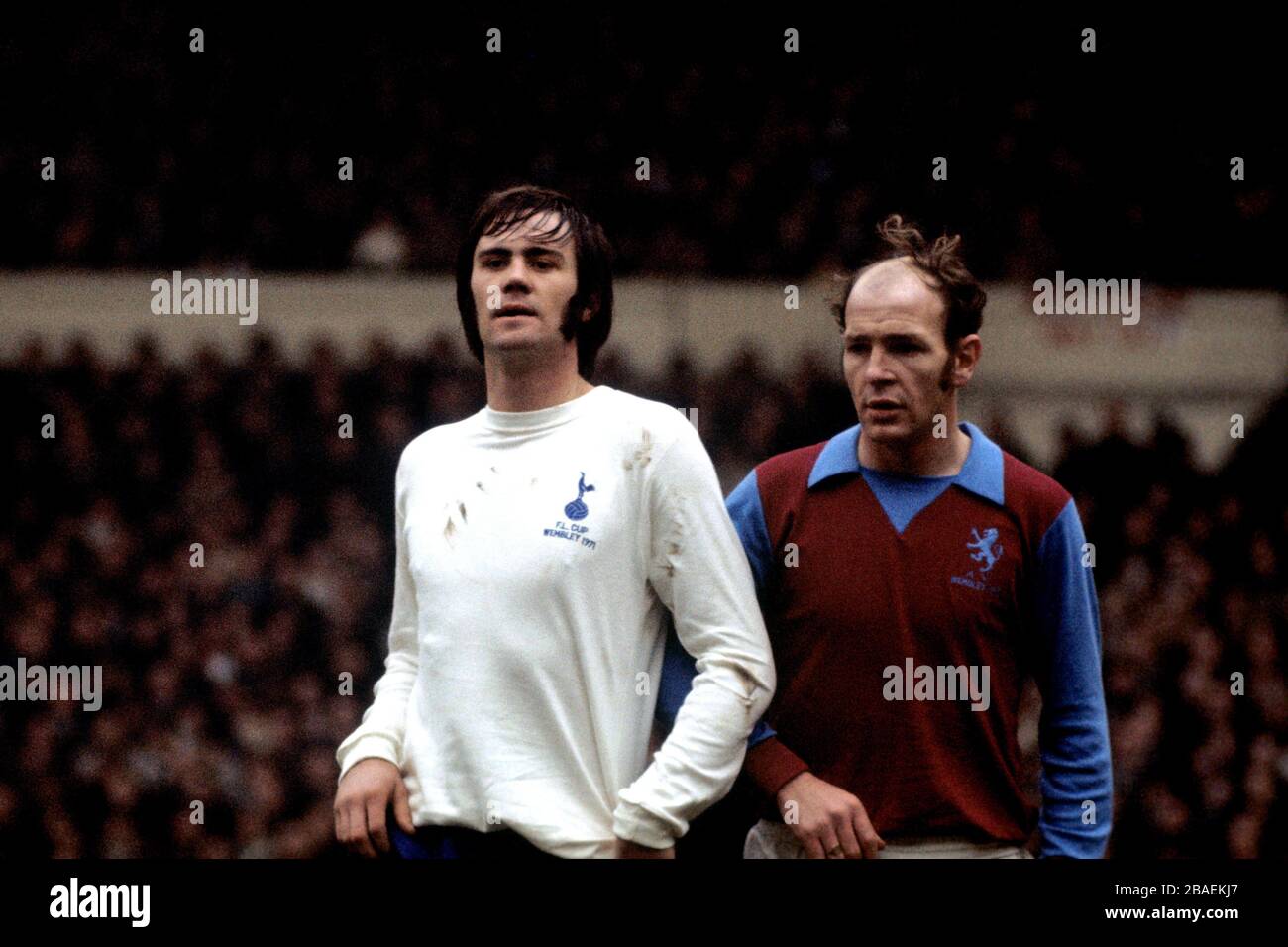 Peter Collins Tottenham Hotspur (white) And Andy Lochead Aston Villa ...