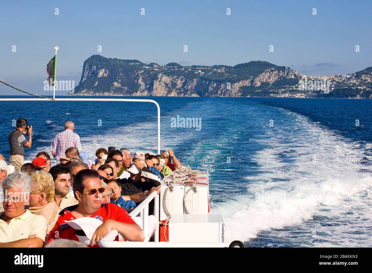 Capri boat, Capri island, Naples, Campania, Italy, Europe Stock Photo ...