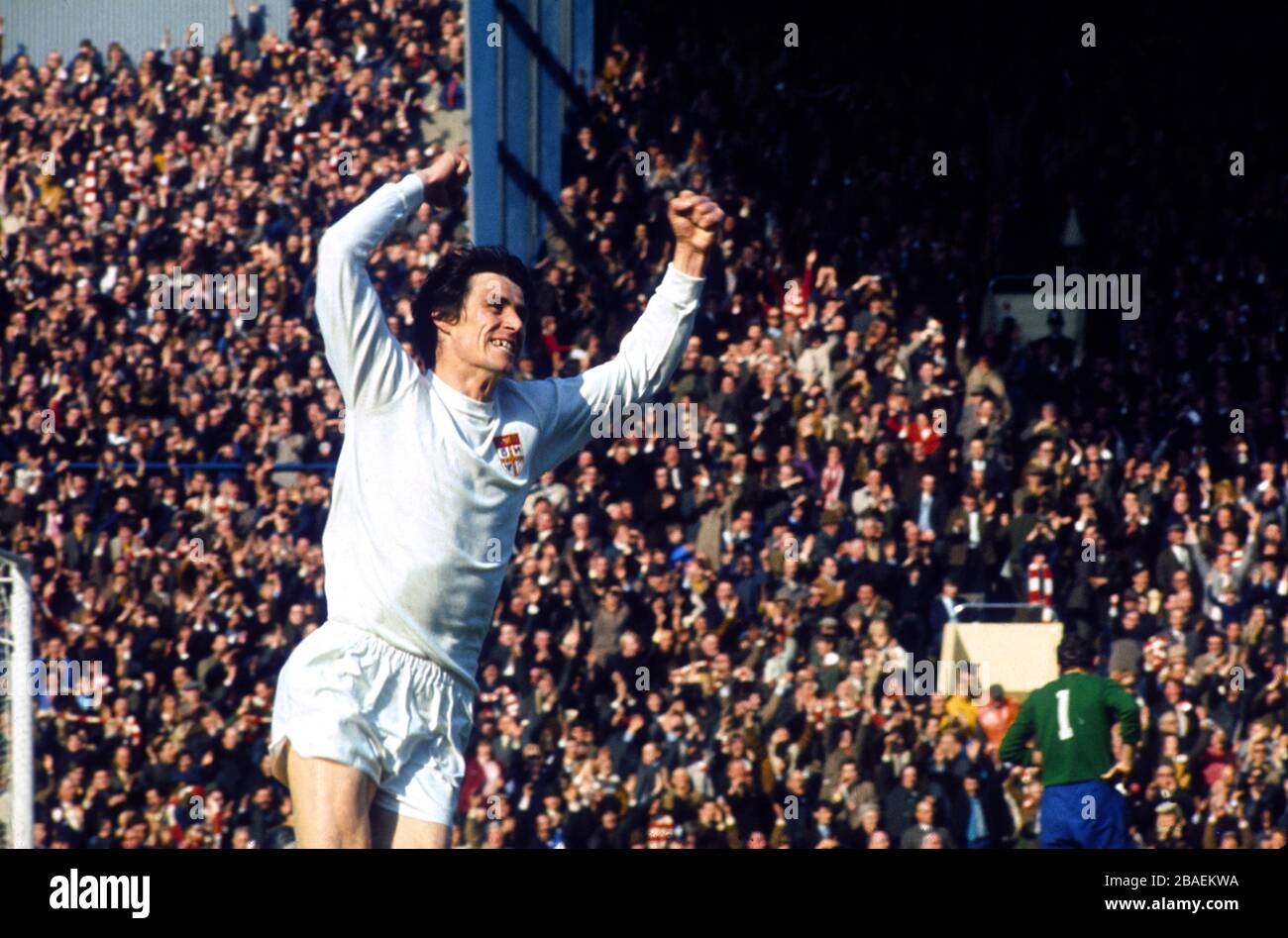 Stoke City's John Ritchie celebrates after giving his team a 2-0 lead ...