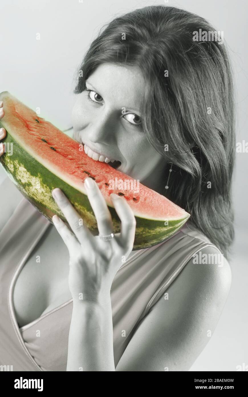 Watermelon slab hi-res stock photography and images - Alamy