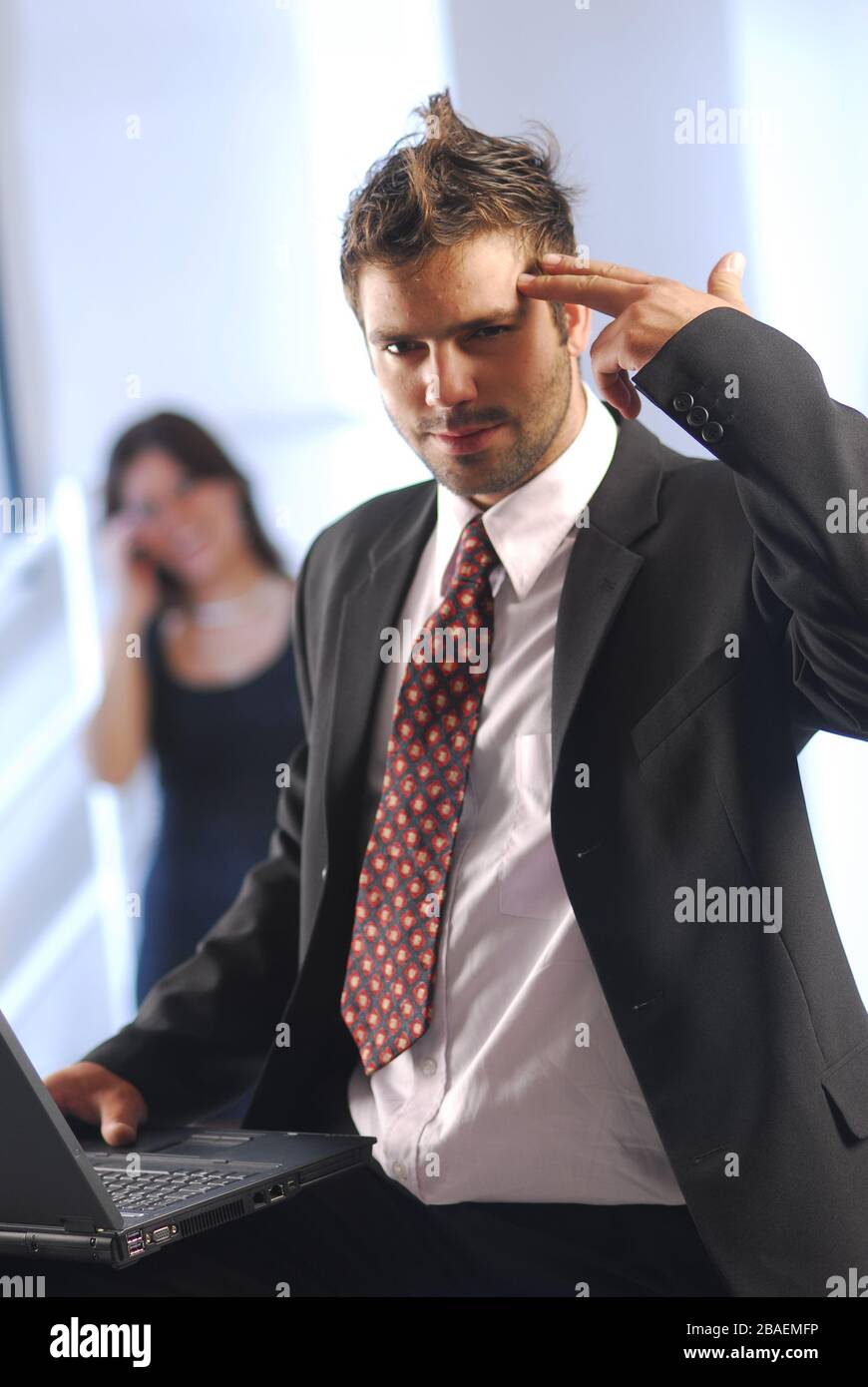 An kaput man Stock Photo - Alamy