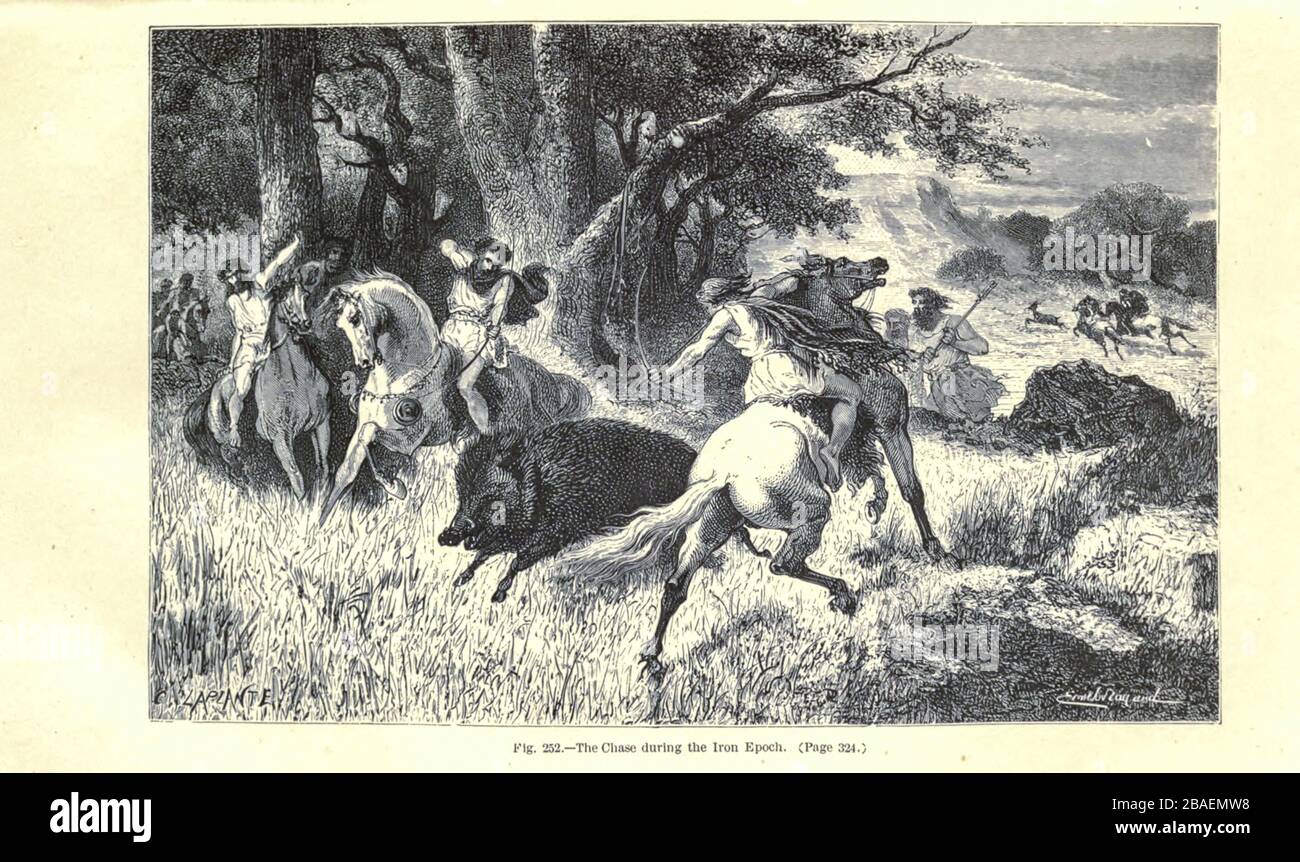 Caveman hunting hi-res stock photography and images - Alamy