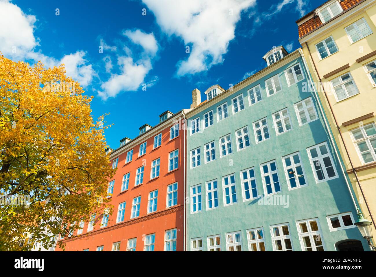 Old colored historic houses in Copenhagen, Denmark Stock Photo - Alamy