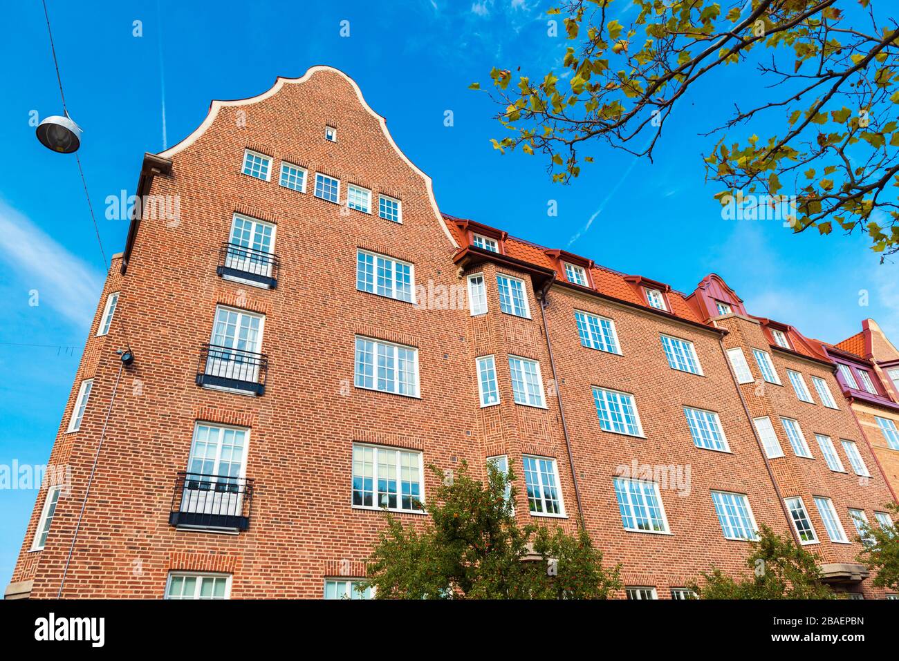 Traditional Swedish architecture of the city of Malmo Stock Photo - Alamy