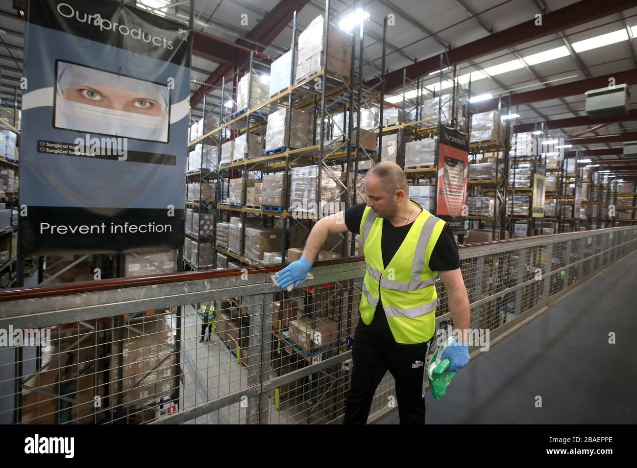 Deliveries personal protective equipment ppe hi-res stock photography ...