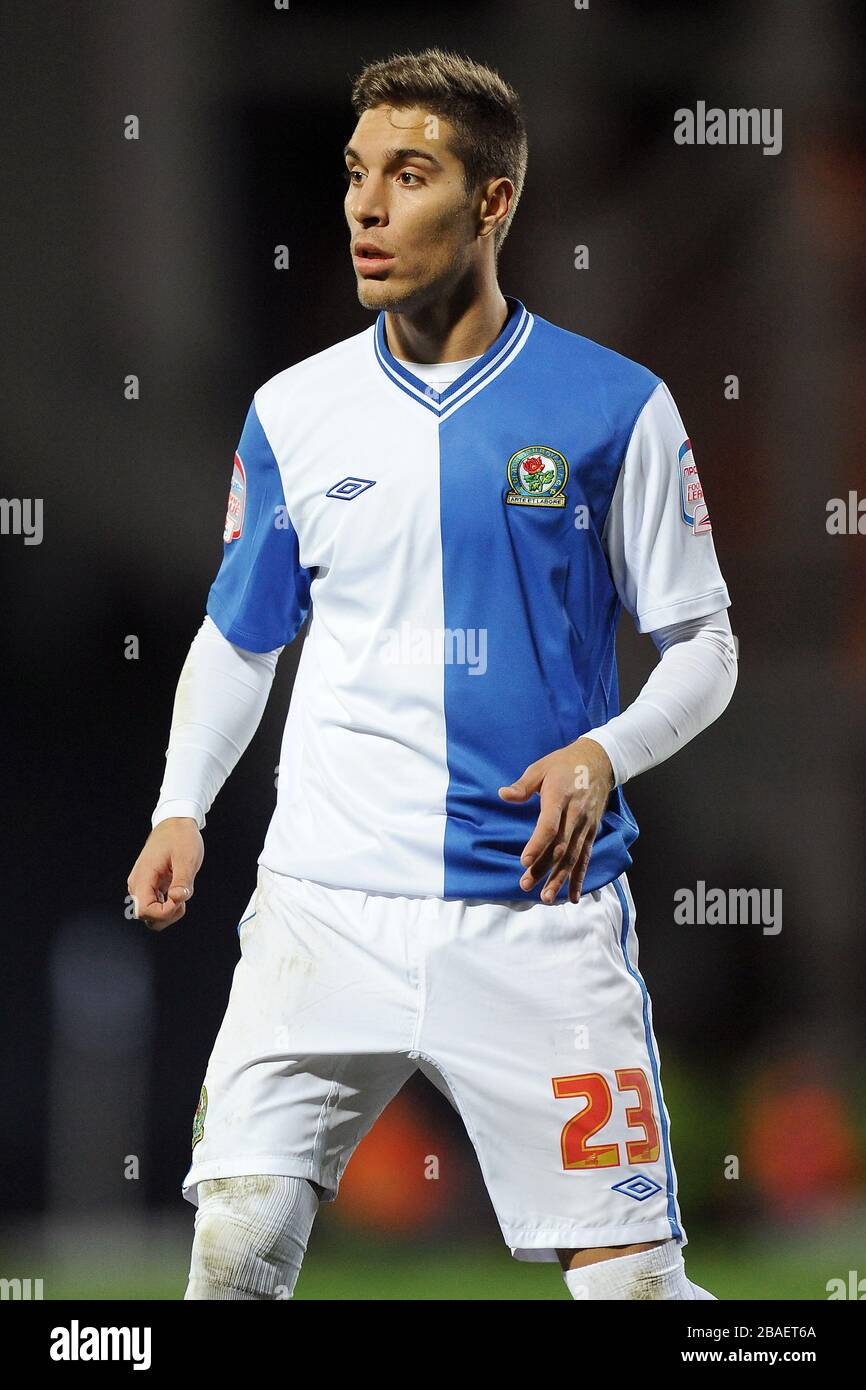 Ruben Rochina, Blackburn Rovers Stock Photo - Alamy