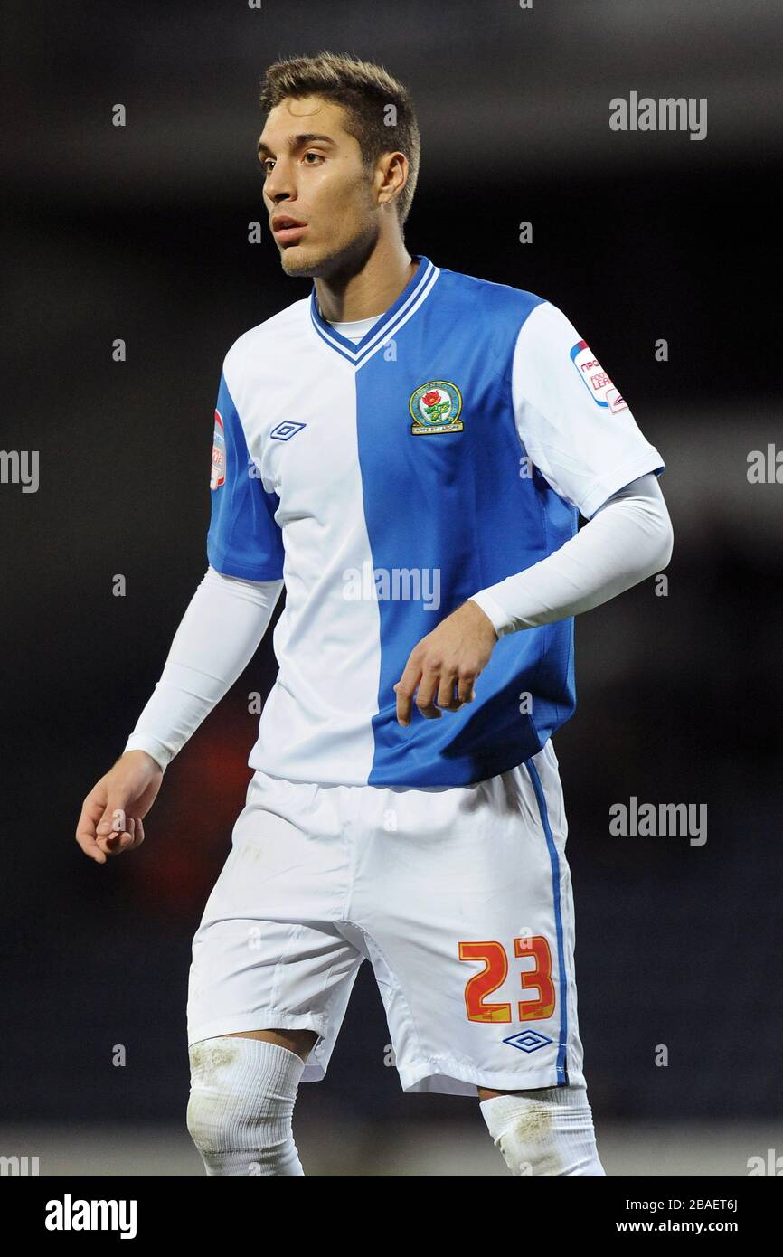 Ruben Rochina, Blackburn Rovers Stock Photo - Alamy