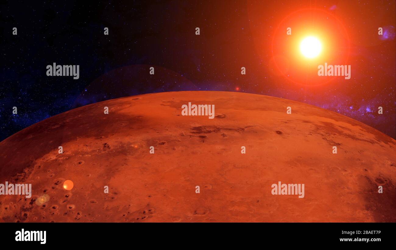 Mars - High resolution best quality solar system planet. This image ...